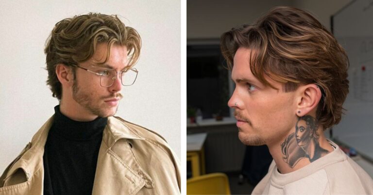 25 Wavy Middle Part Styles Every Man Should Try